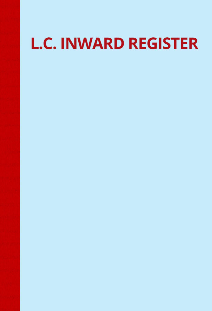 L.C. Inward Register (1200 Stu.) – Archan Print